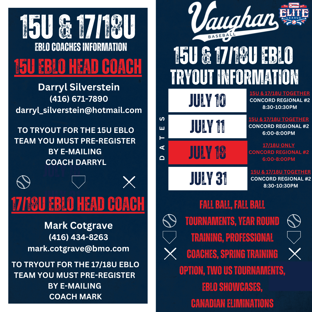 Vaughan Vikings – Baseball & Softball